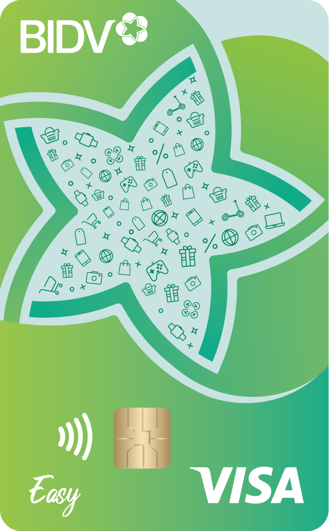 Thẻ Tín Dụng BIDV Visa Easy